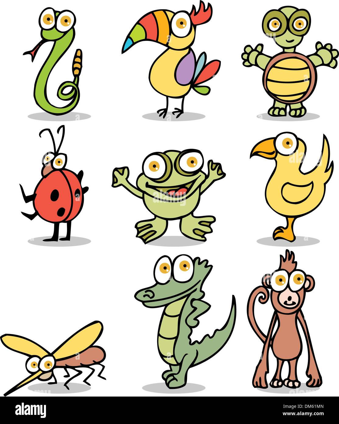 Turtle characters Stock Vector Images - Alamy