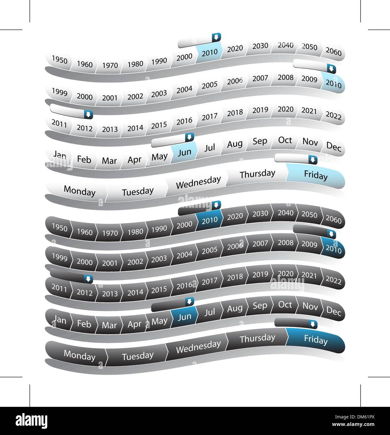 History timeline chart hi-res stock photography and images - Alamy