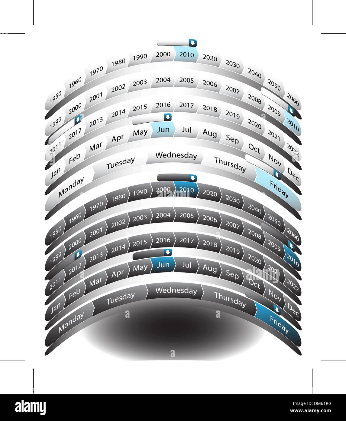 History timeline chart hi-res stock photography and images - Alamy