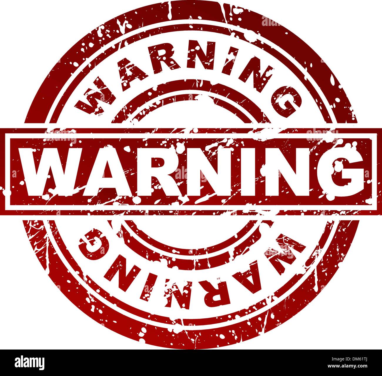 Warning Stamp Last Warning Rubber Stamp Royalty Free Vector Image