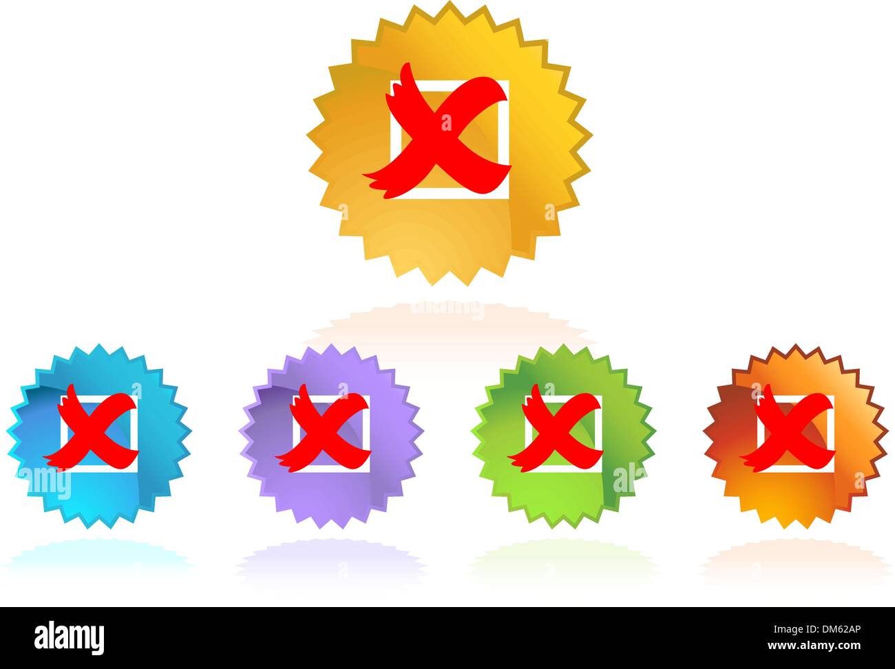 5 check marks hi-res stock photography and images - Alamy