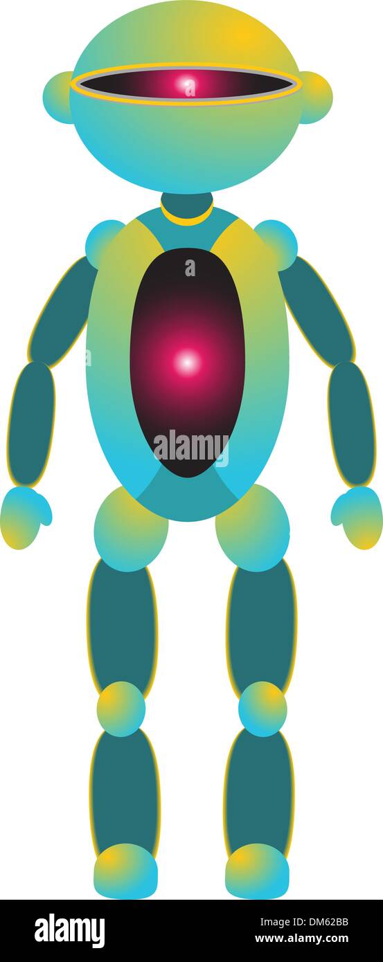 Robotic eye Stock Vector Images - Alamy