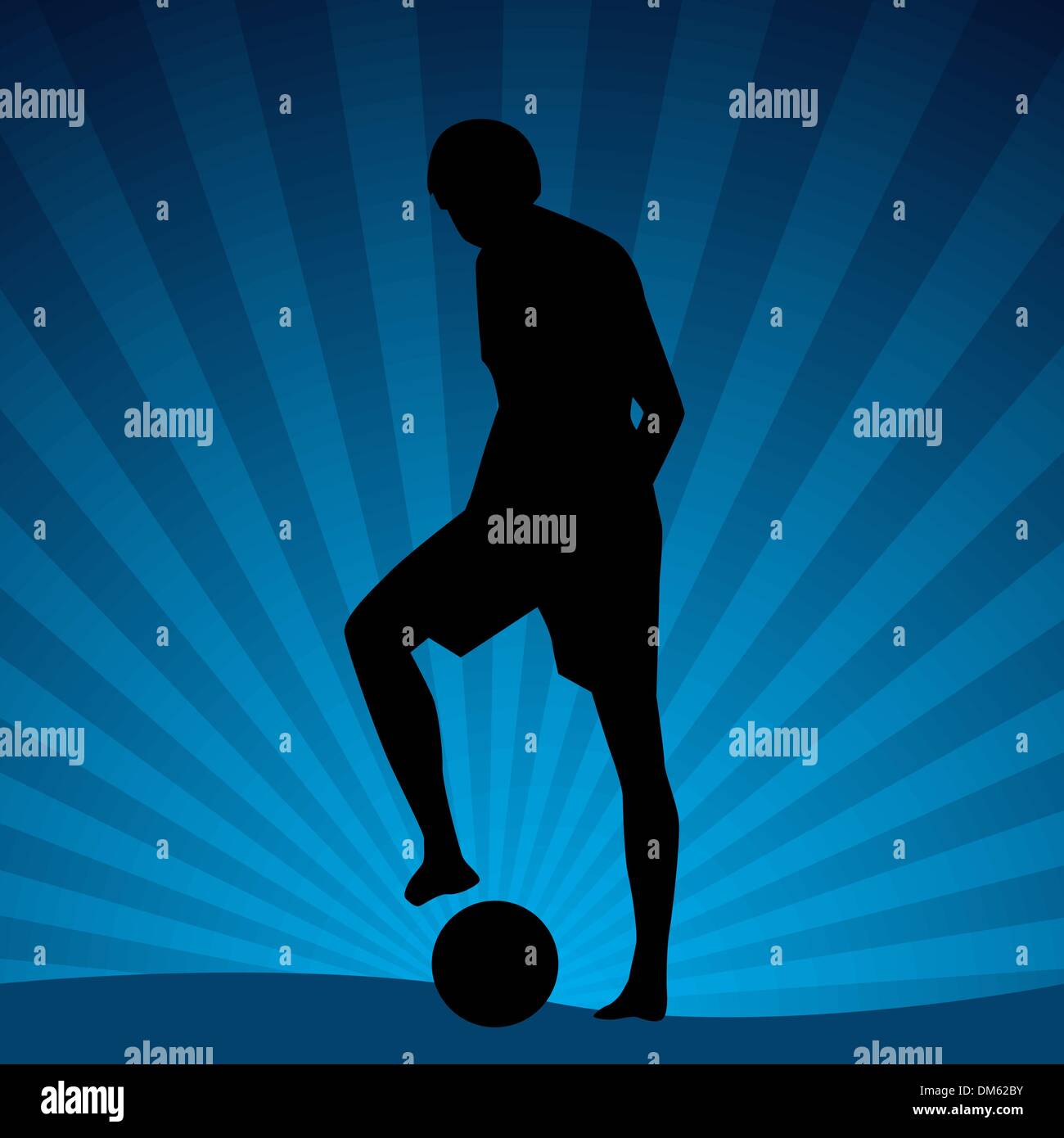 Beach Soccer Player Stock Vector Image & Art - Alamy