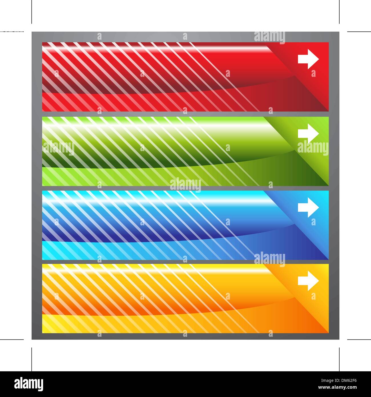 Slash Web Banners Stock Vector Image & Art - Alamy