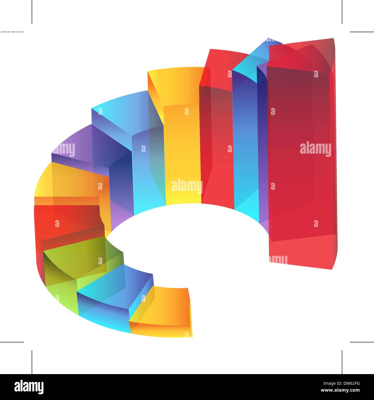 Transparency Staircase Step Column Chart Stock Vector Image & Art - Alamy