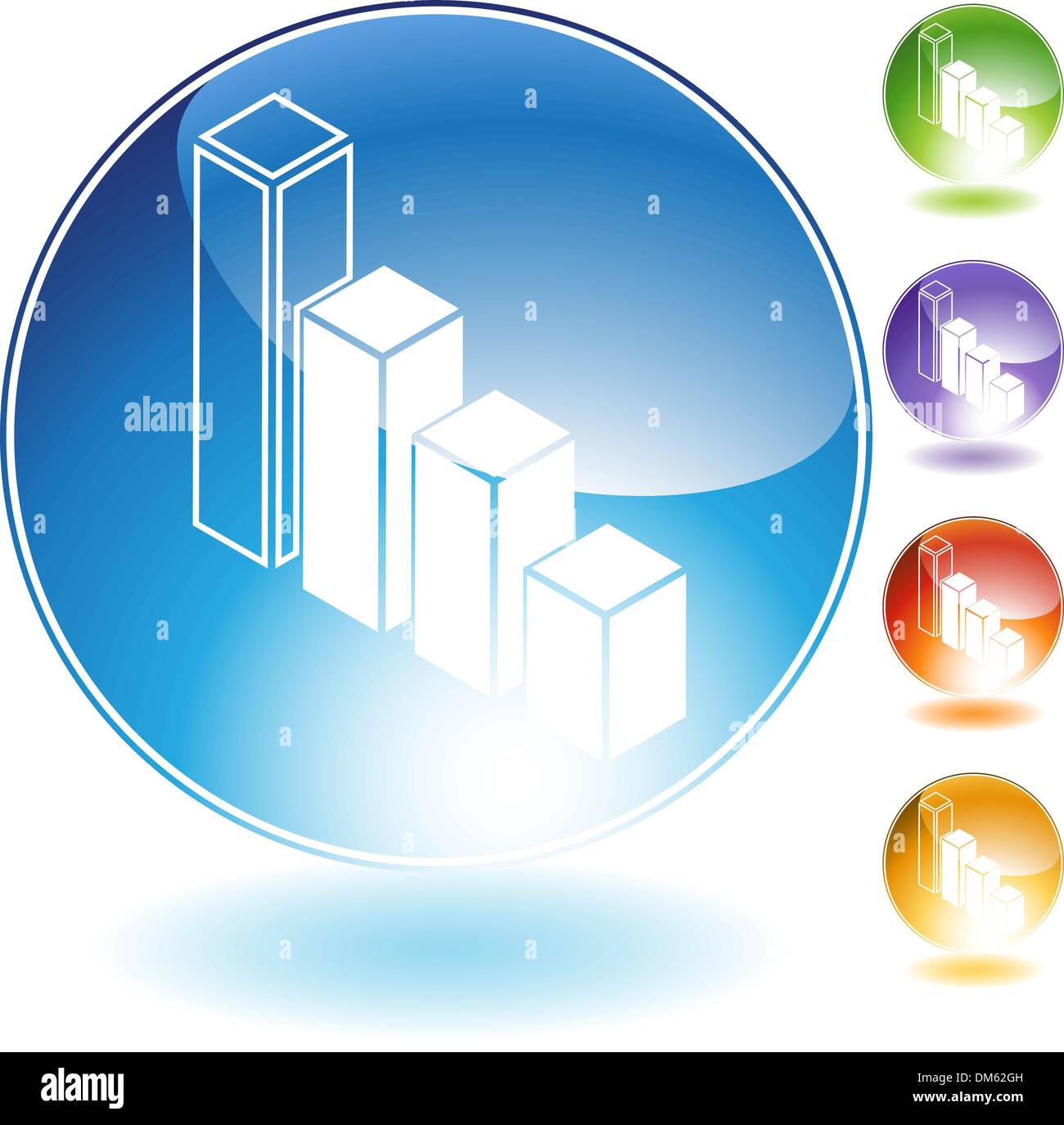 3d bar charts Stock Vector Images - Alamy