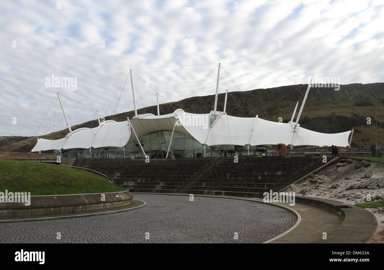 Exterior of Dynamic Earth Edinburgh Scotland November 2013 Stock Photo ...