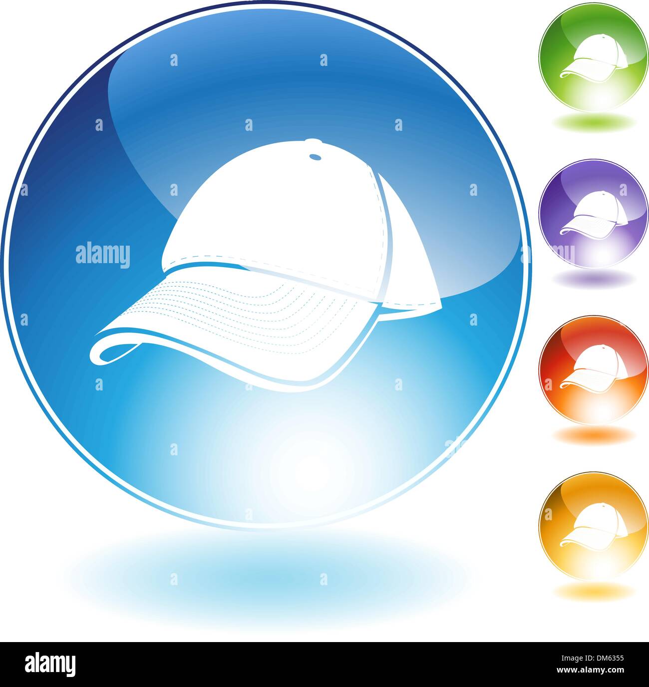 Green baseball cap Stock Vector Images - Alamy