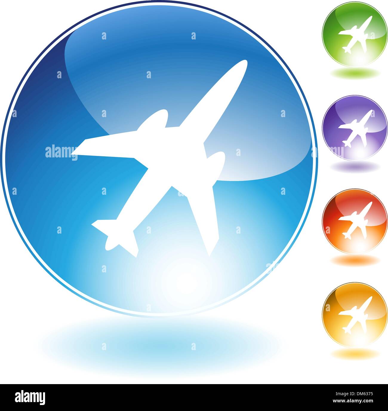 Shiny airplane Stock Vector Images - Alamy