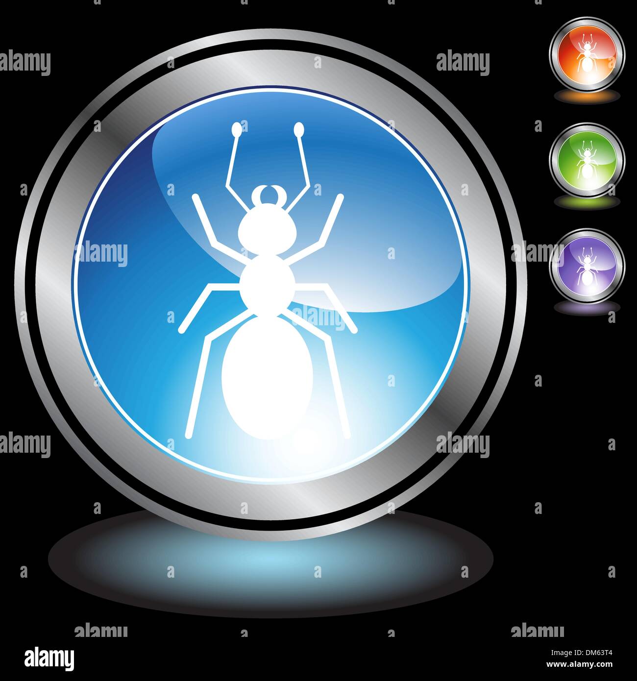 Blue ants Stock Vector Images - Alamy