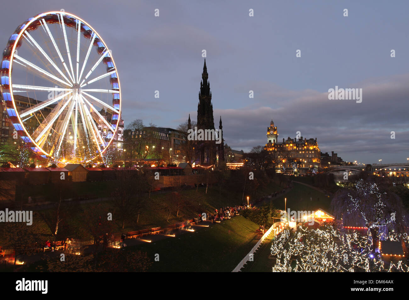 Edinburgh ferris wheel hi-res stock photography and images - Alamy