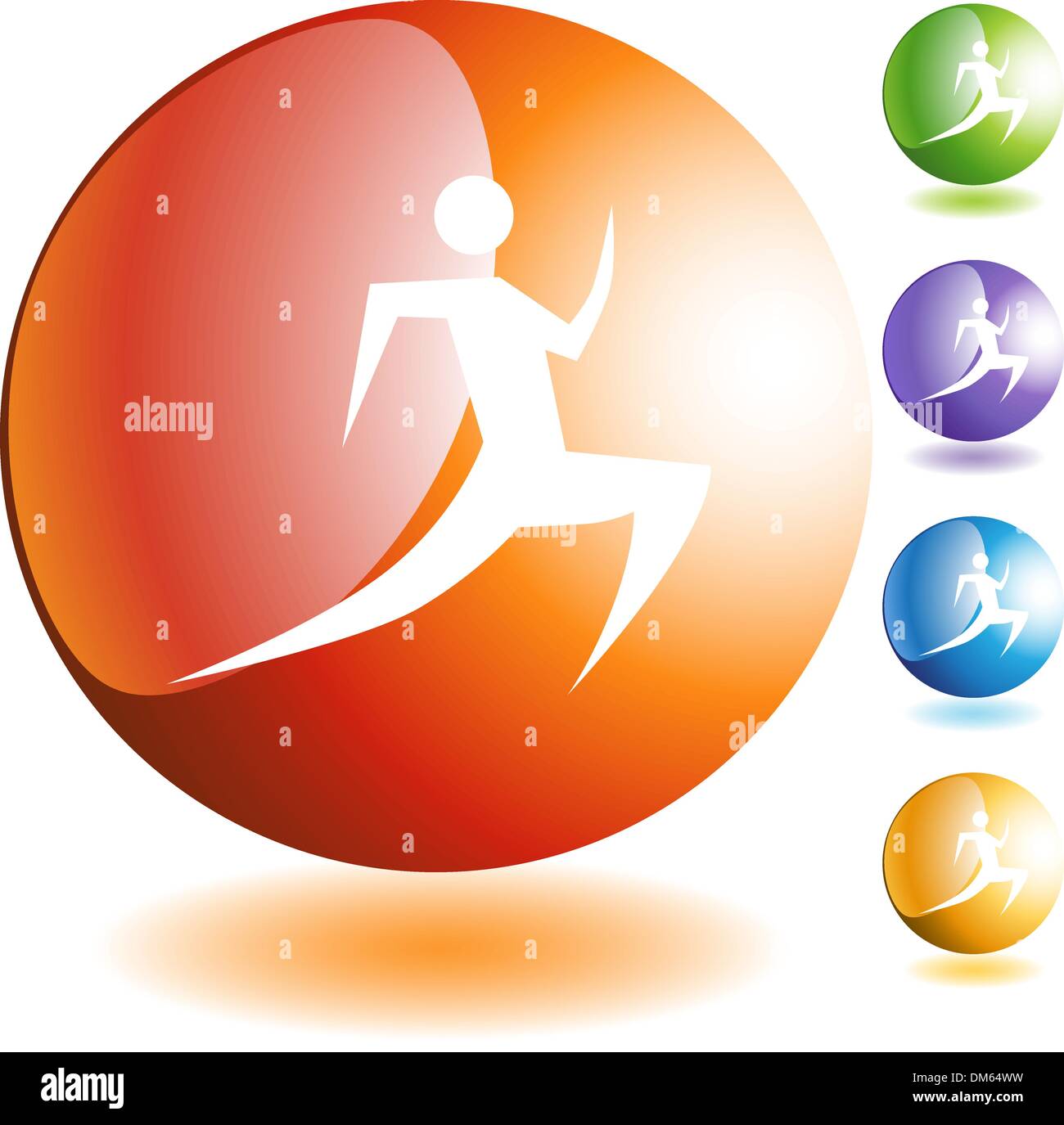 Runner icon hi-res stock photography and images - Alamy