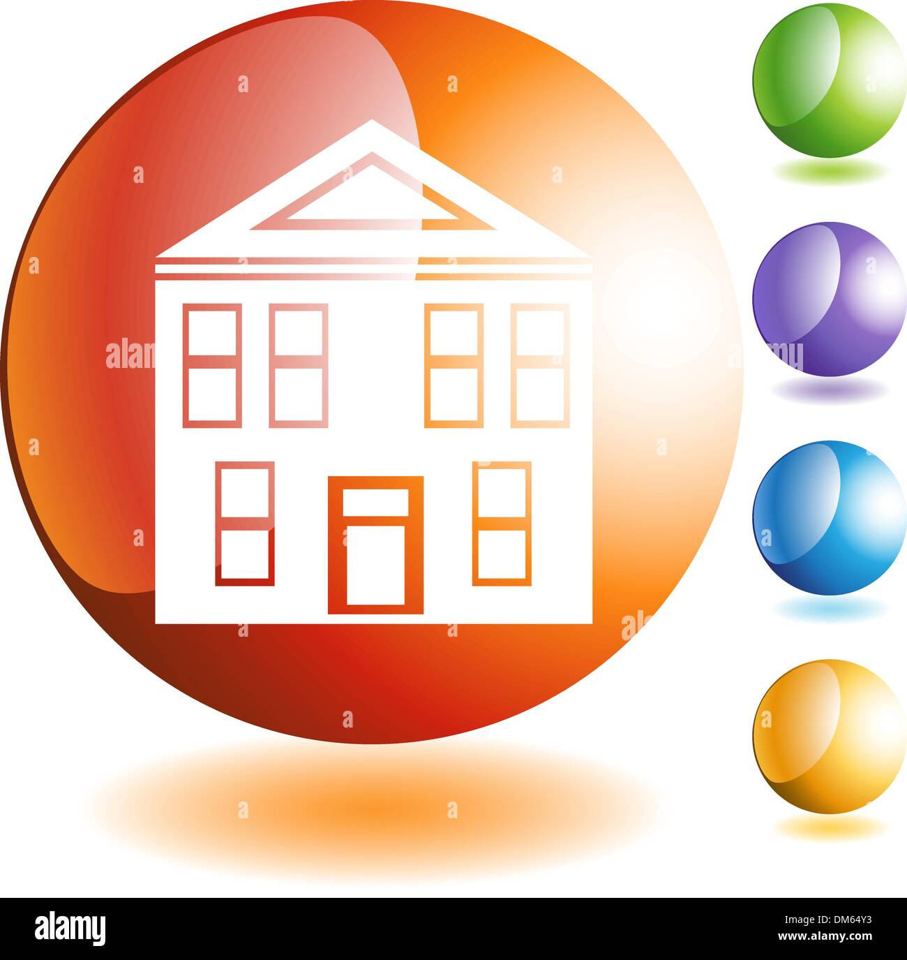 Circular glass building Stock Vector Images - Alamy