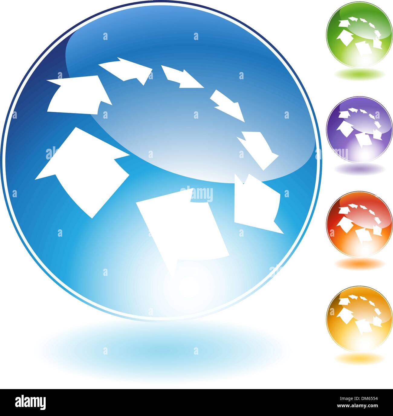 Arrow Crystal Set Stock Vector Image & Art - Alamy