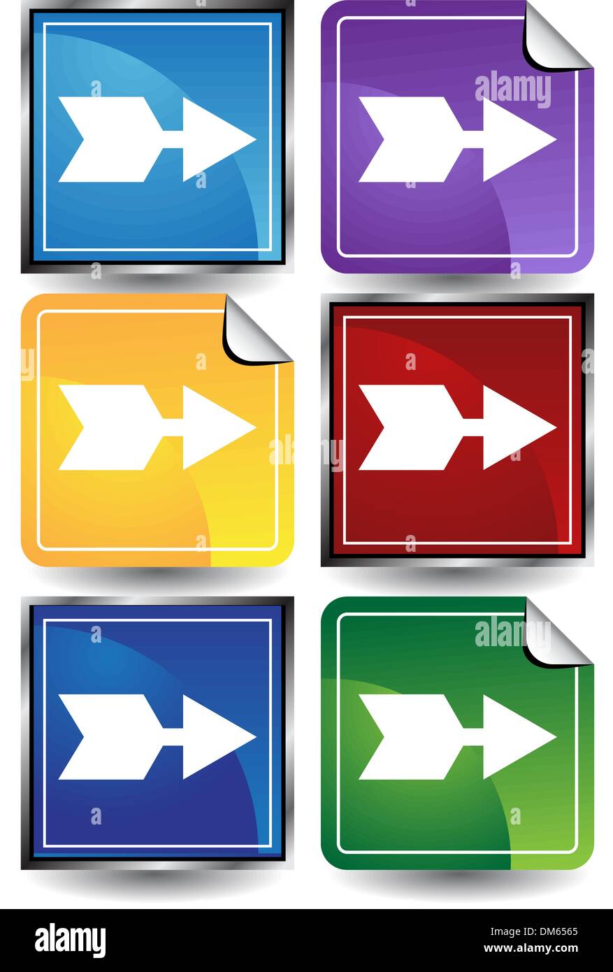 Square sticker hi-res stock photography and images - Alamy