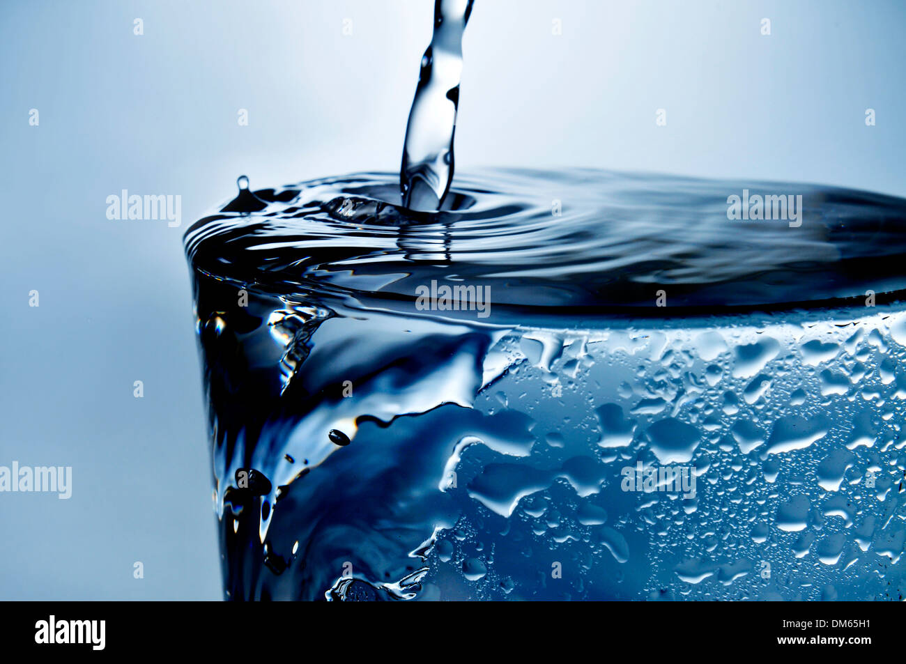 closeup of a refreshing glass of water Stock Photo - Alamy