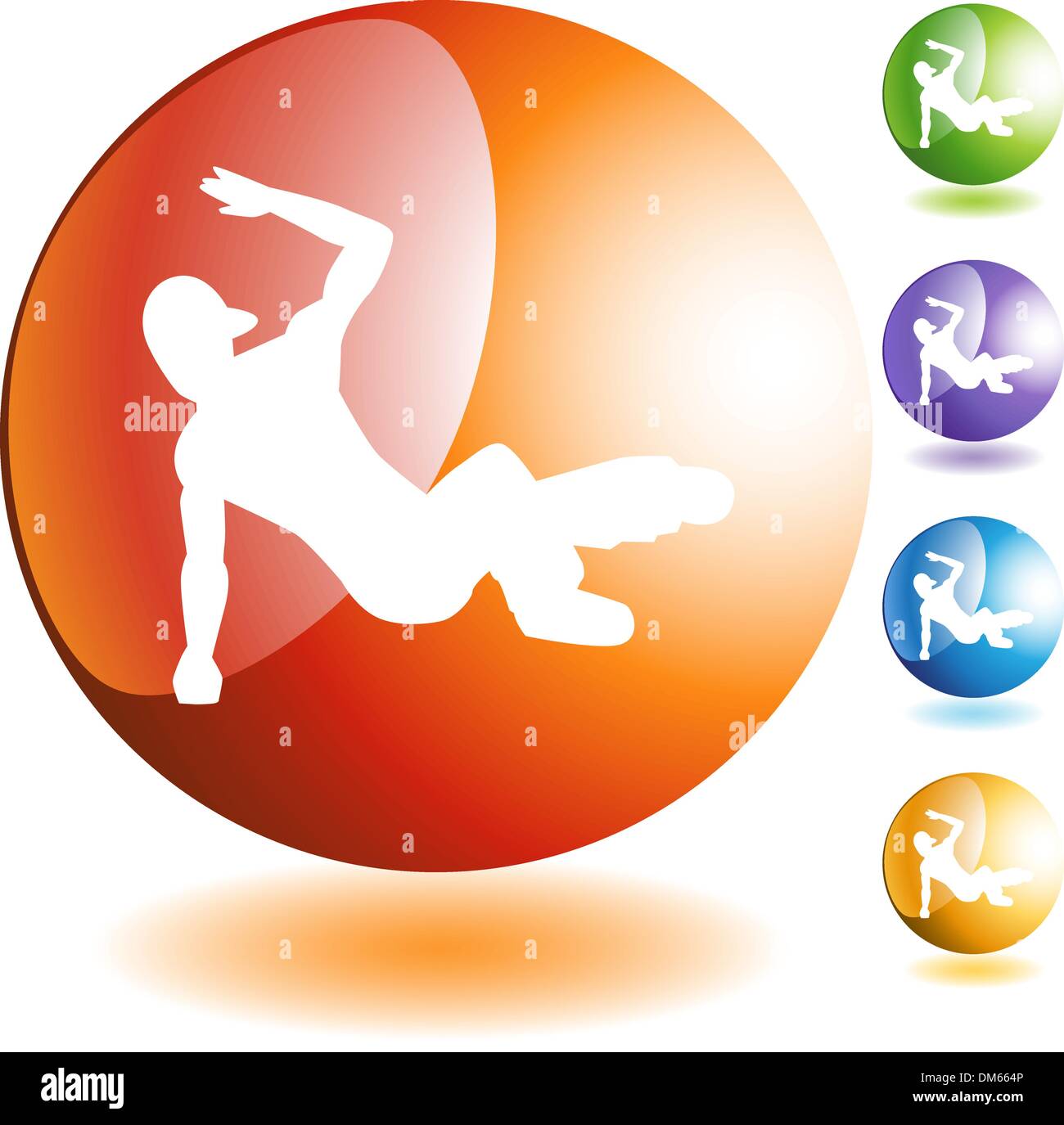 Breakdancer icon vector vectors hi-res stock photography and images - Alamy