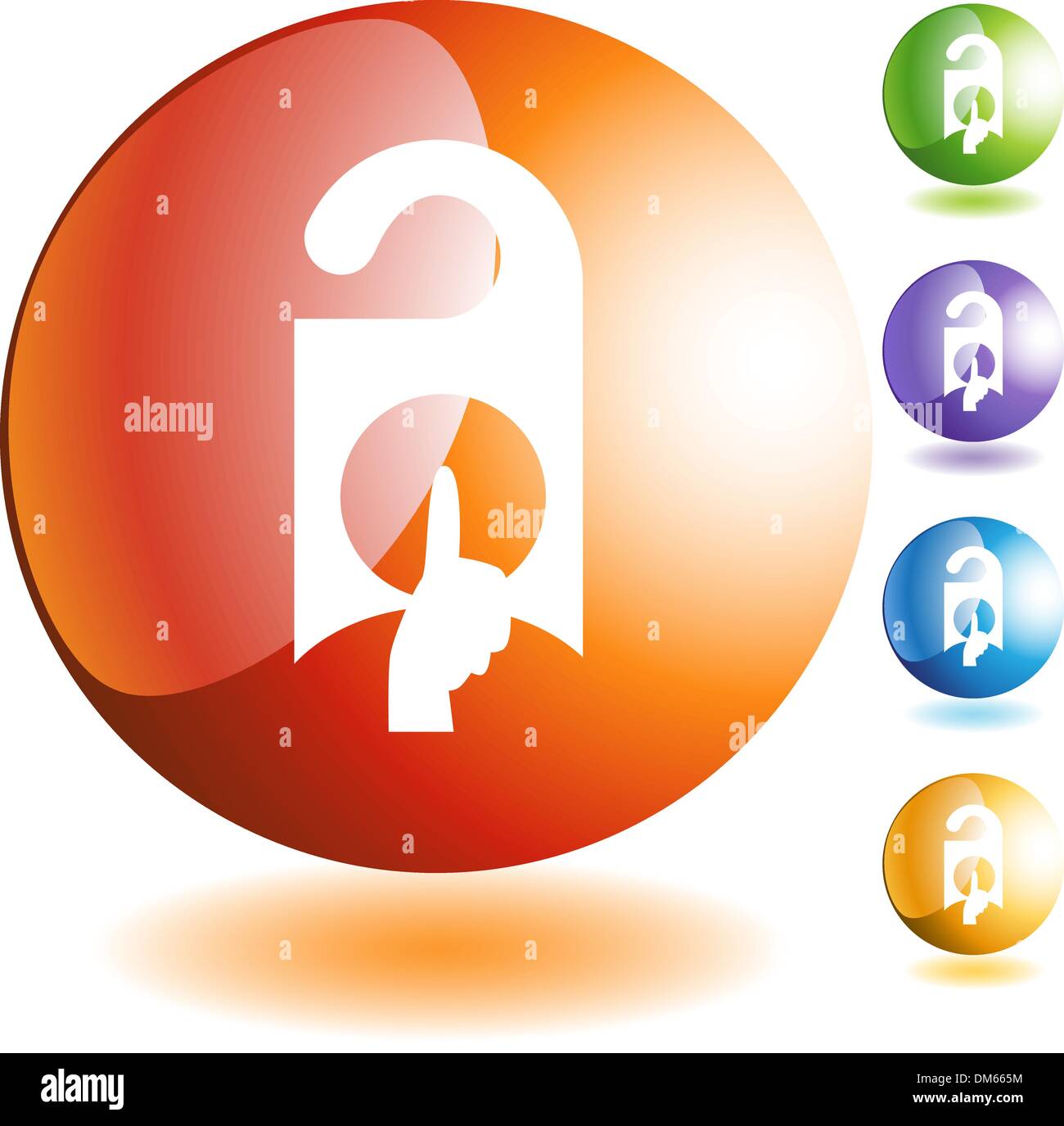Do Not Disturb Door Hanger Stock Vector Image And Art Alamy
