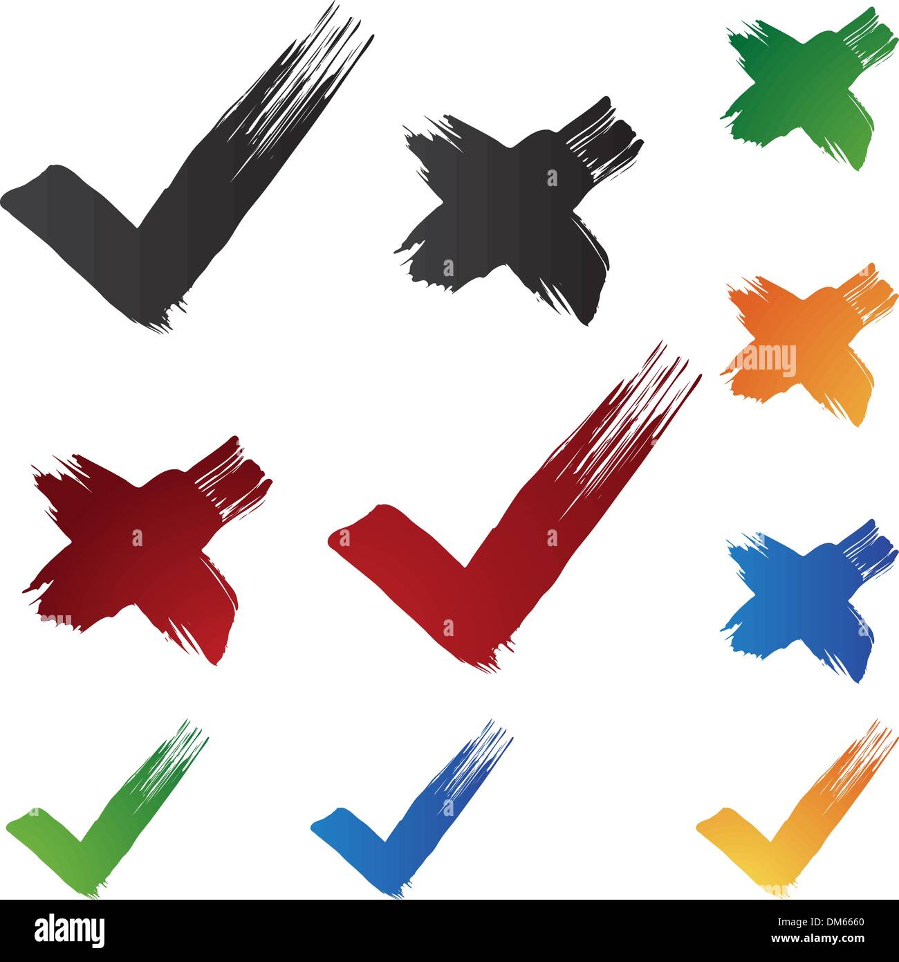 Yellow checkmark Cut Out Stock Images & Pictures - Alamy