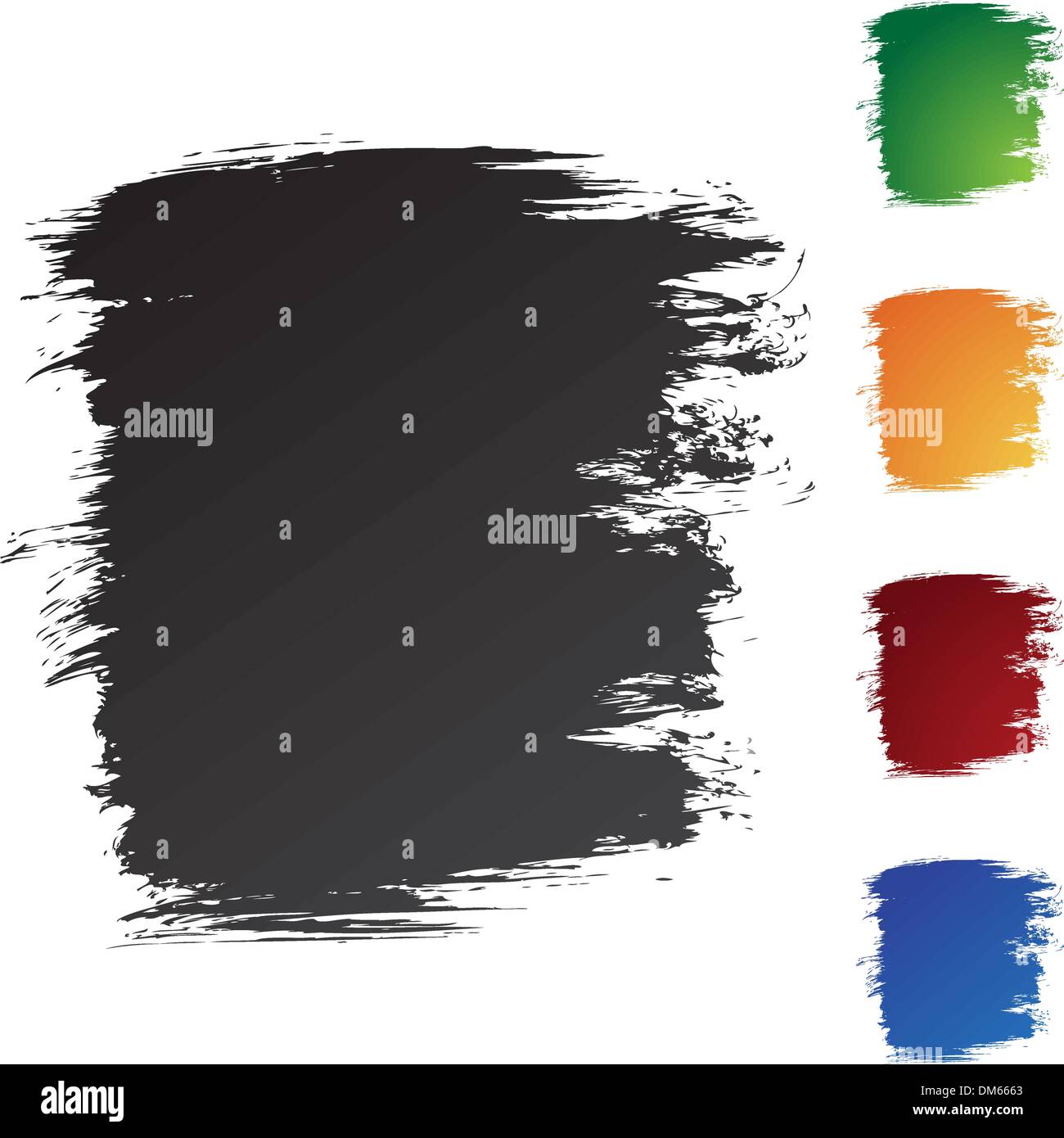 Brushstrokes vector Stock Vector Images - Alamy