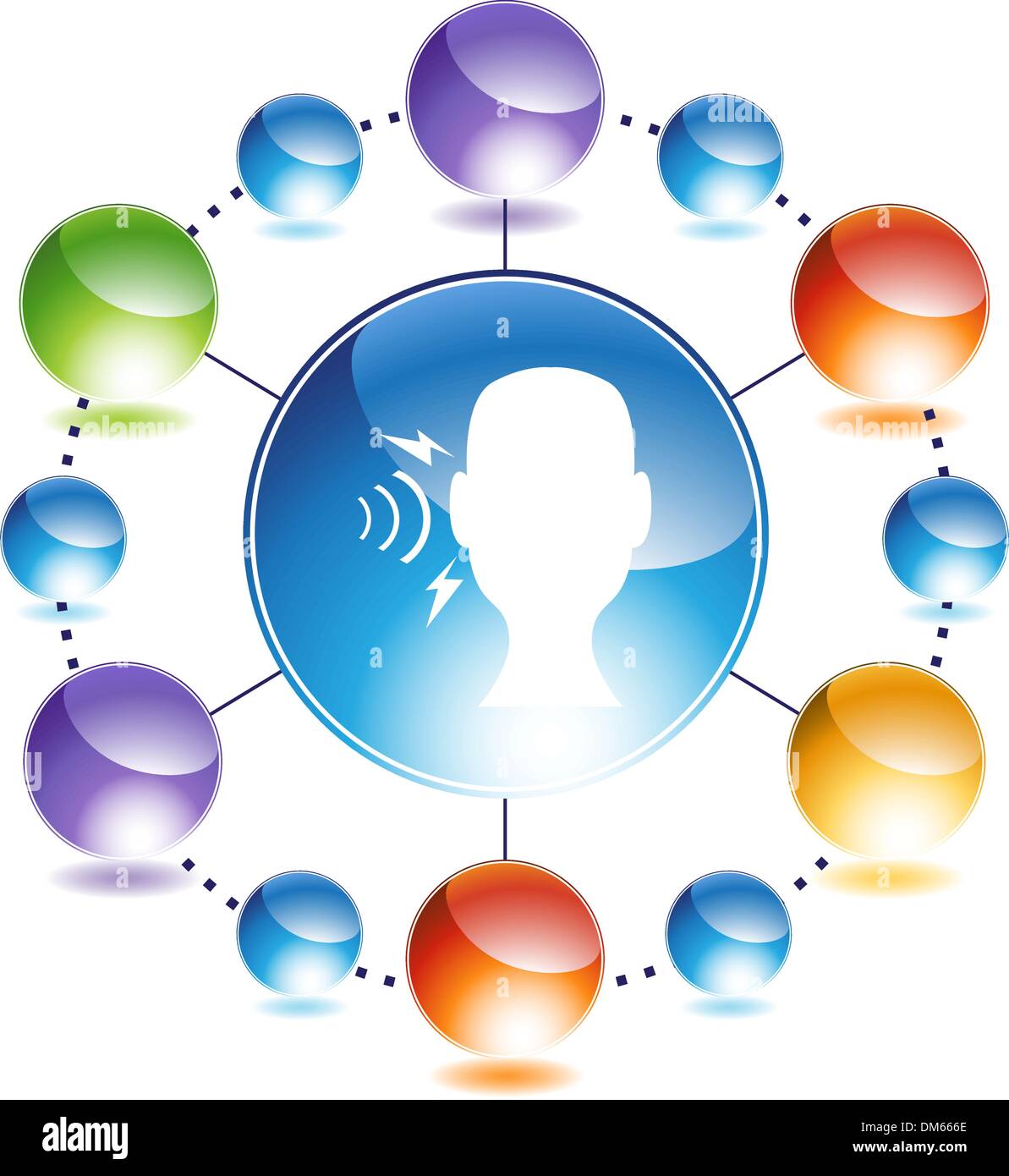 Hearing loss Stock Vector Images - Alamy