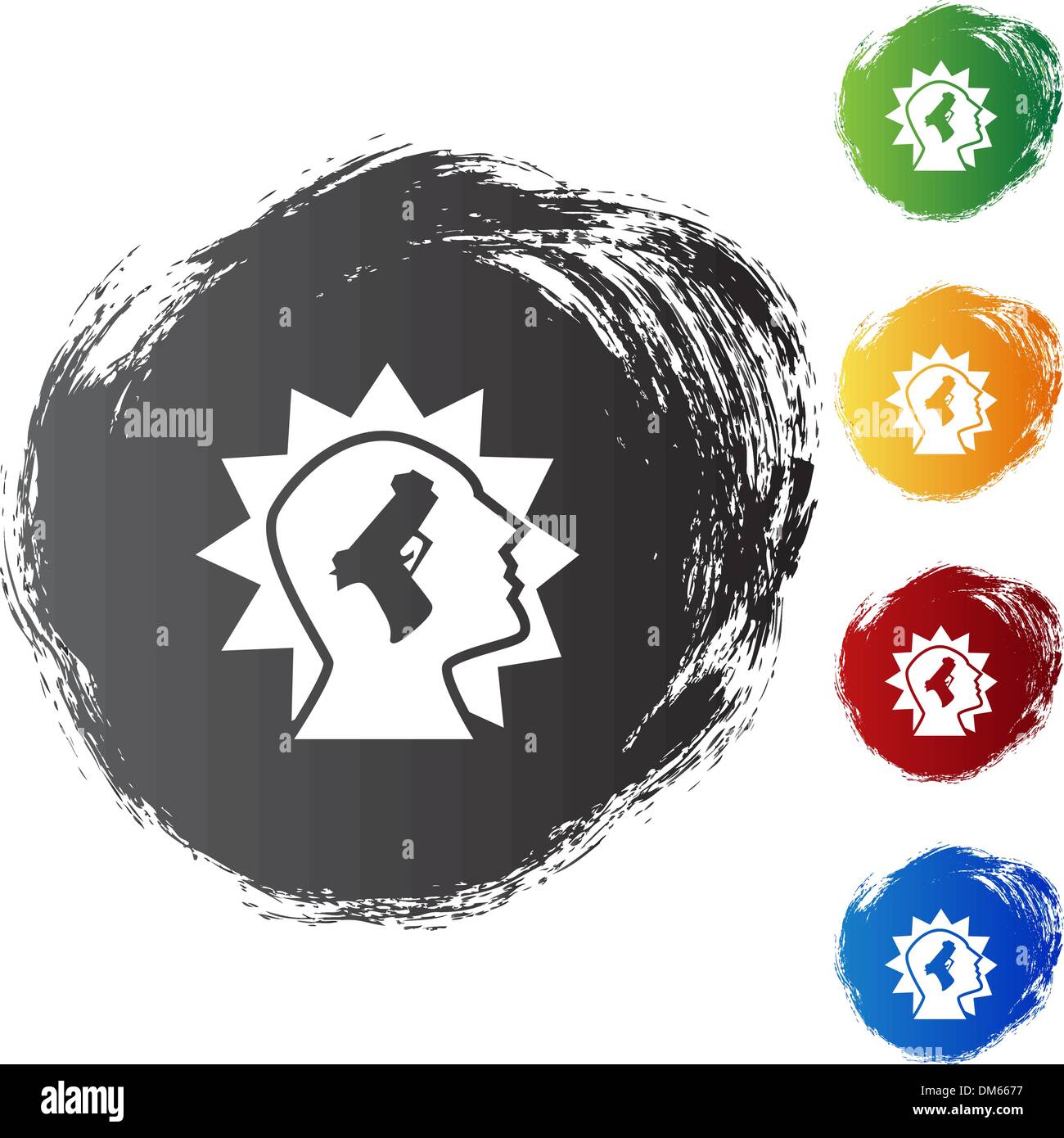 Gunshot wound graphic Stock Vector Images - Alamy