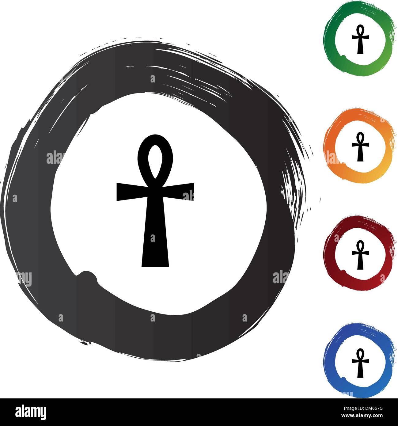 Egyptian art ankh Stock Vector Images - Alamy