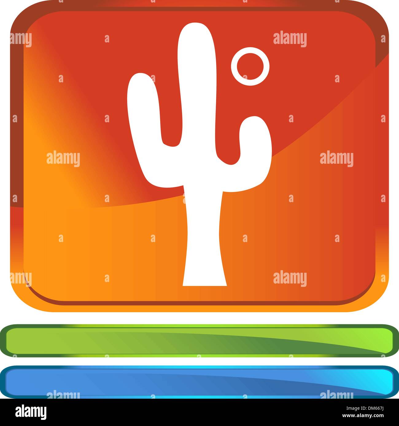 Red moon cactus Stock Vector Images - Alamy