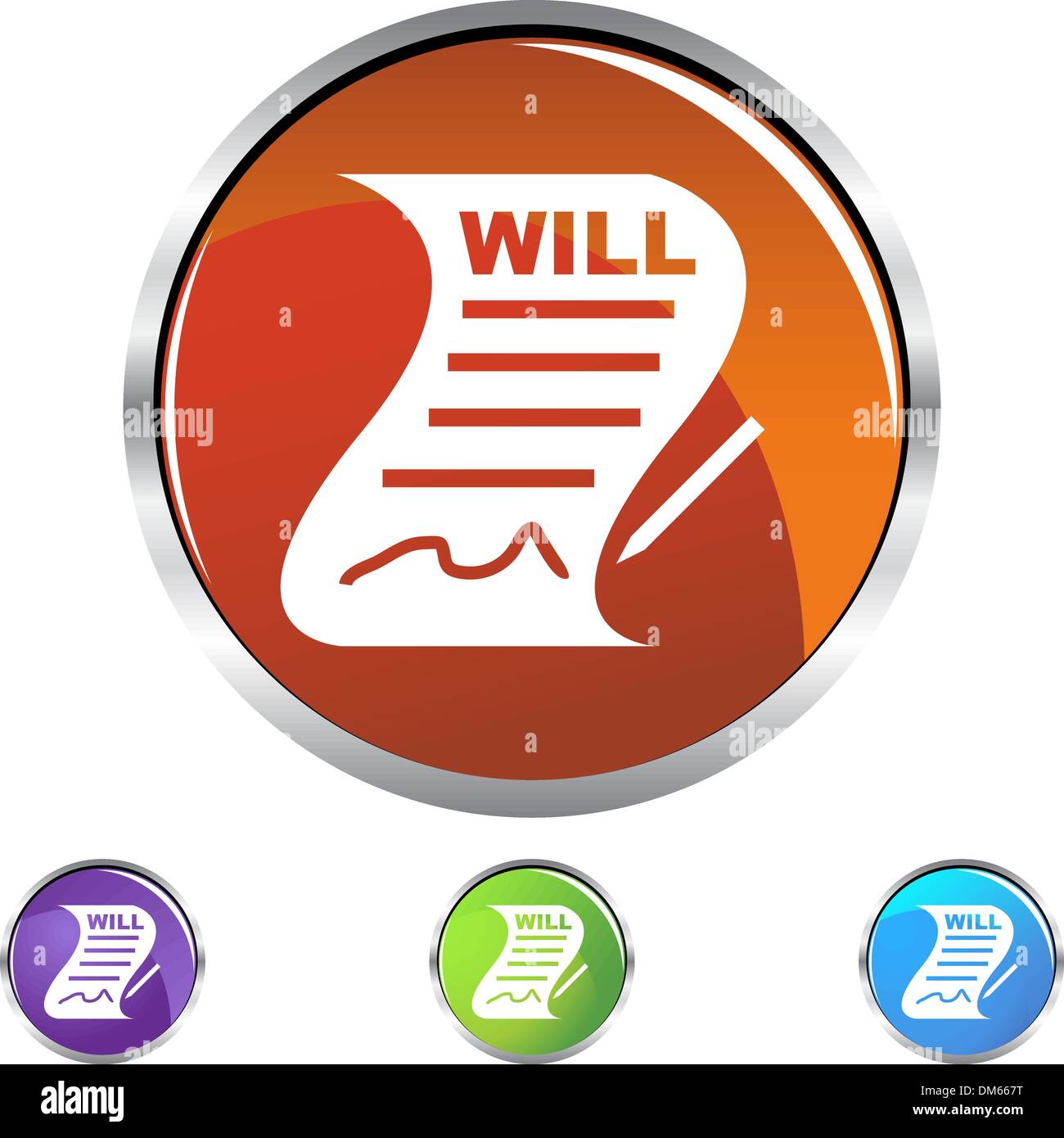 Last will and testament Stock Vector Images - Alamy