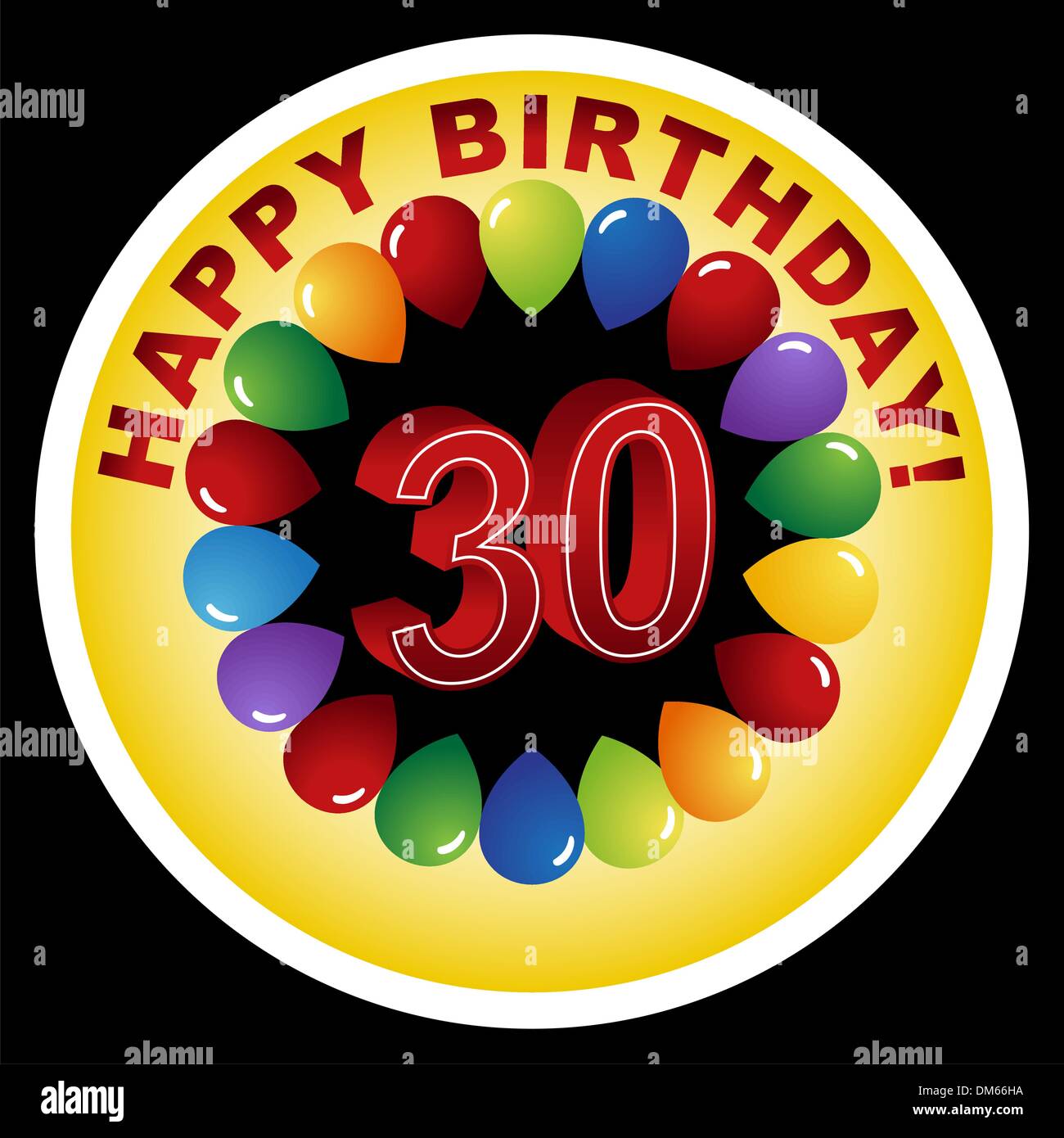 30th birthday background banner hi-res stock photography and images - Alamy