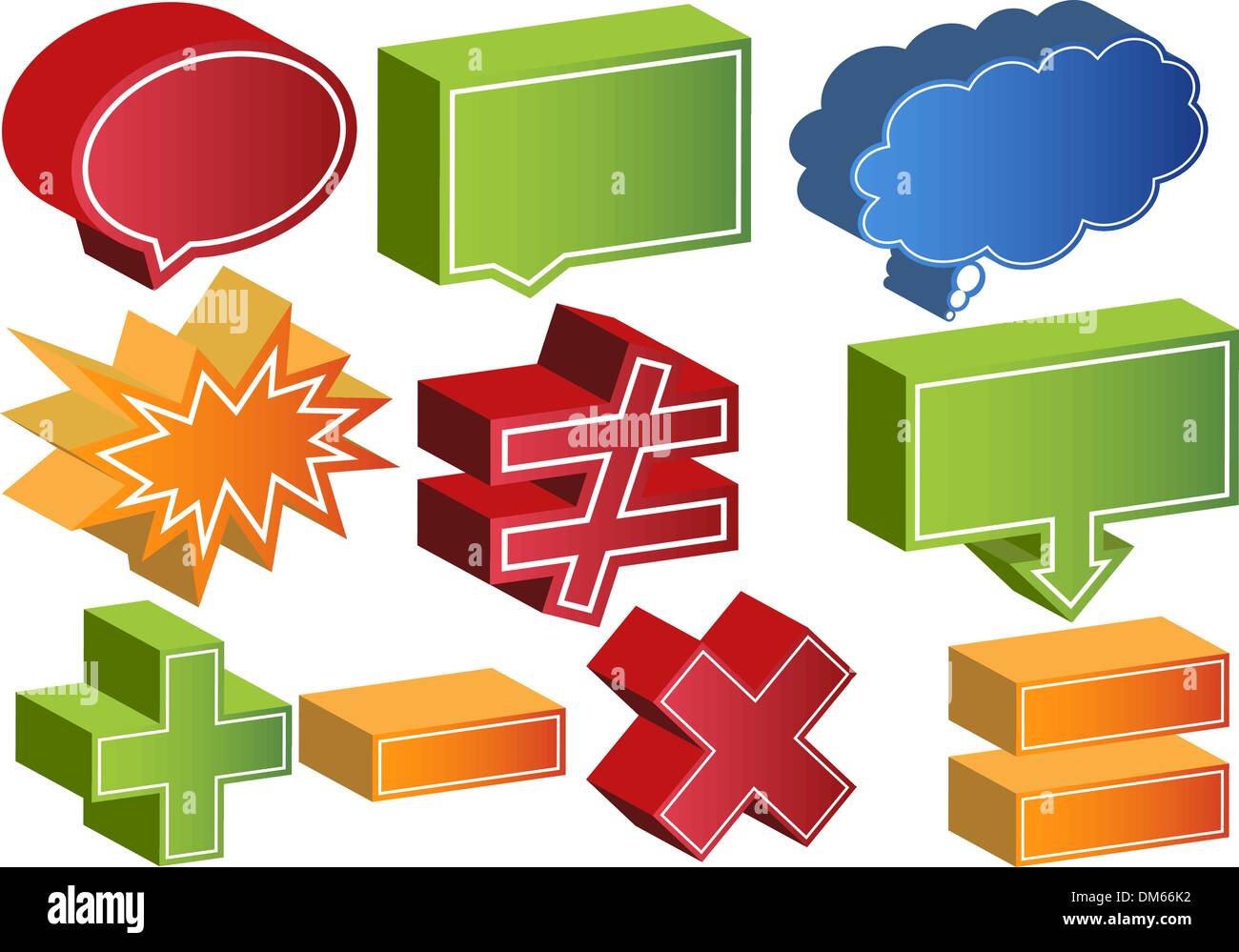 3d multiplication sign Stock Vector Images - Alamy