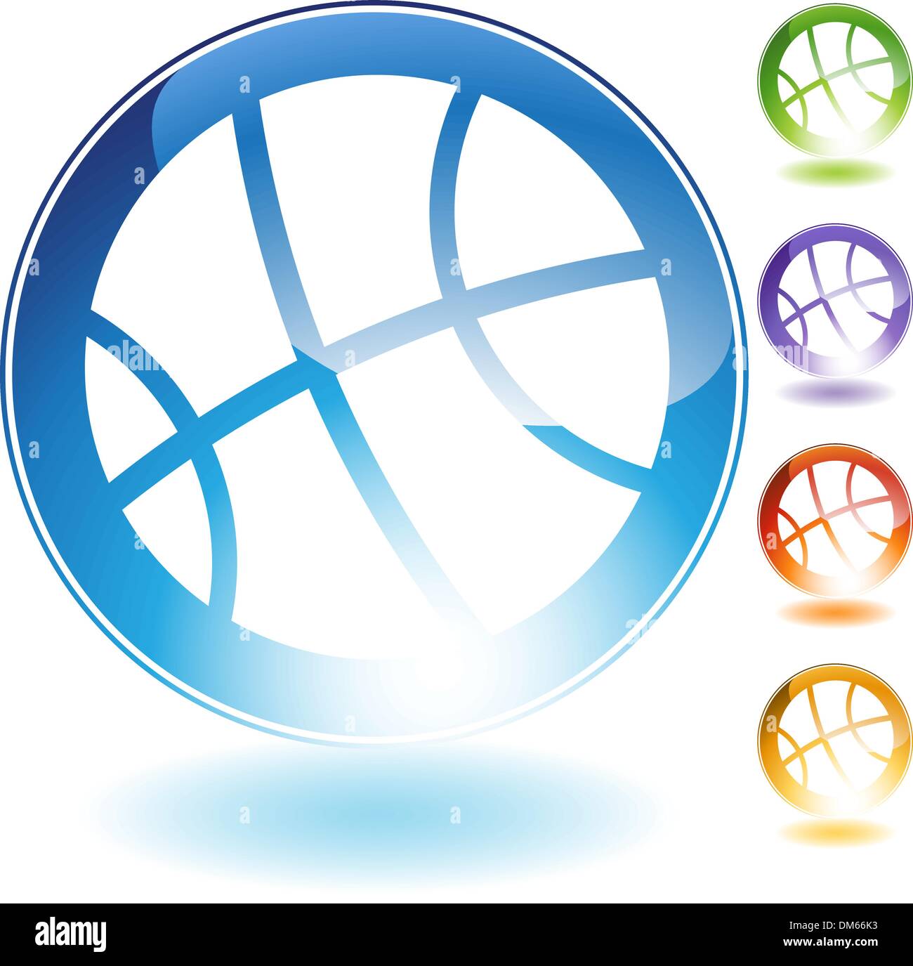 Three dimensional basketball symbol hi-res stock photography and images ...