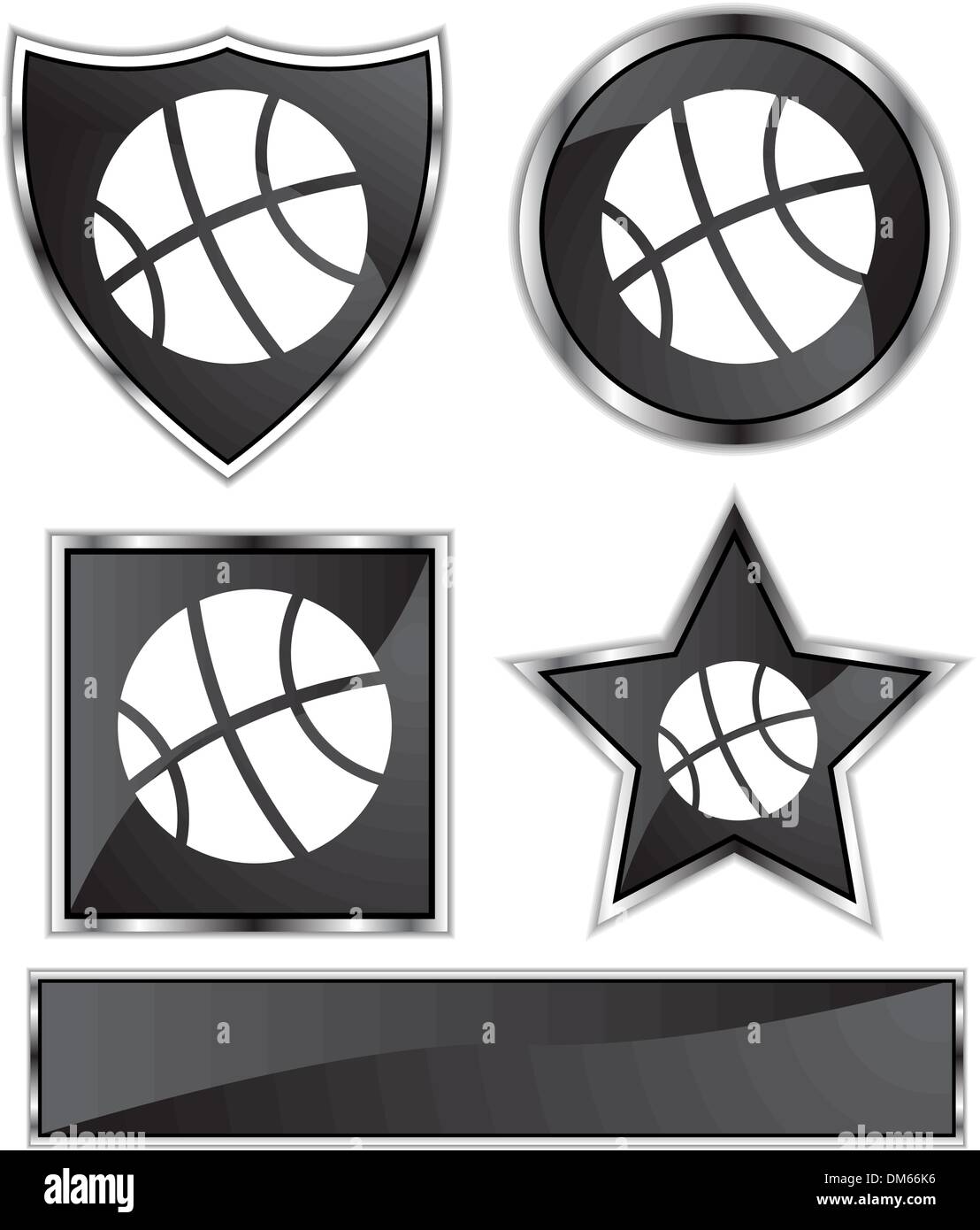 Black chrome Stock Vector Images - Alamy