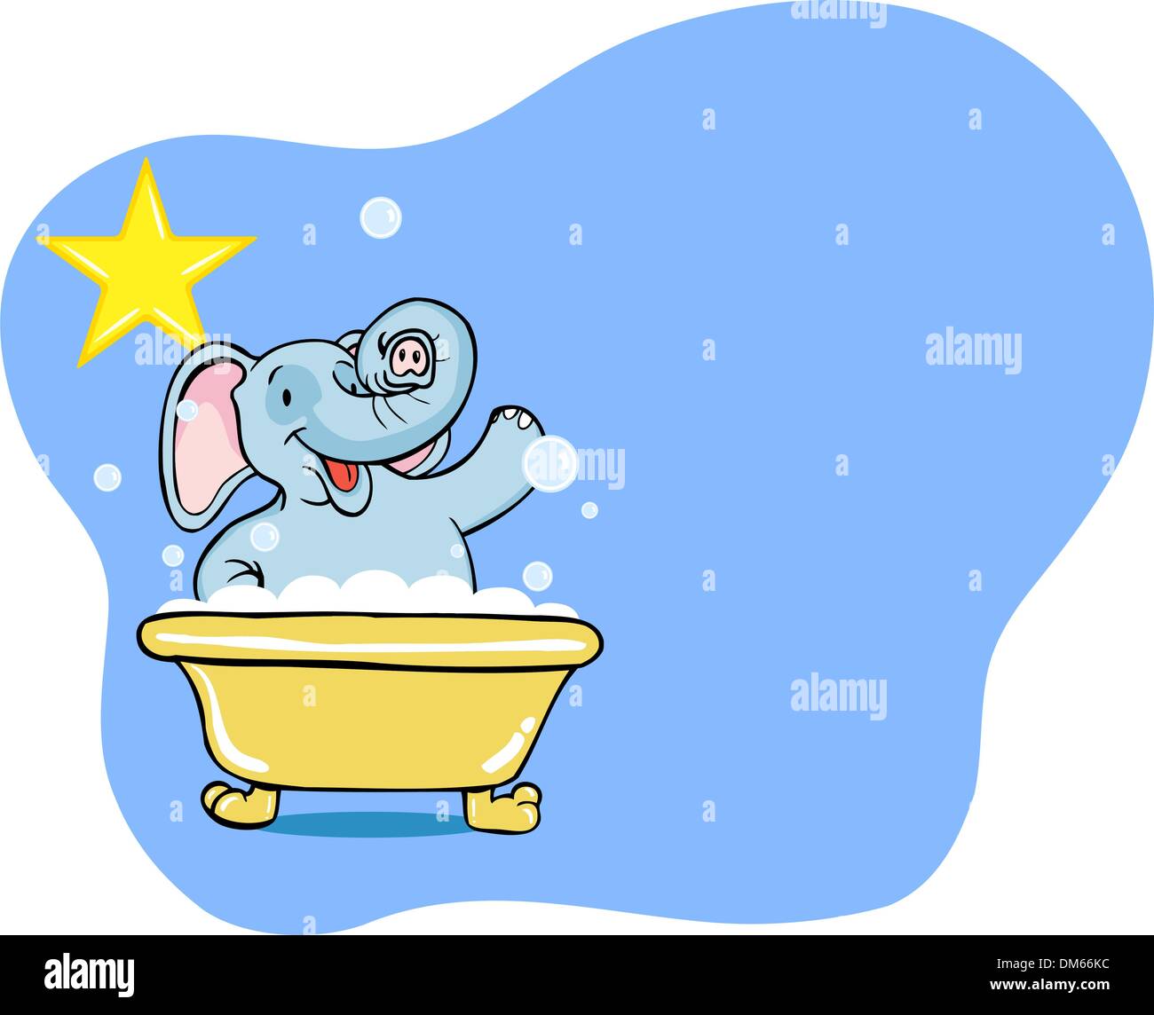 Cartoon bubble bath hi-res stock photography and images - Alamy