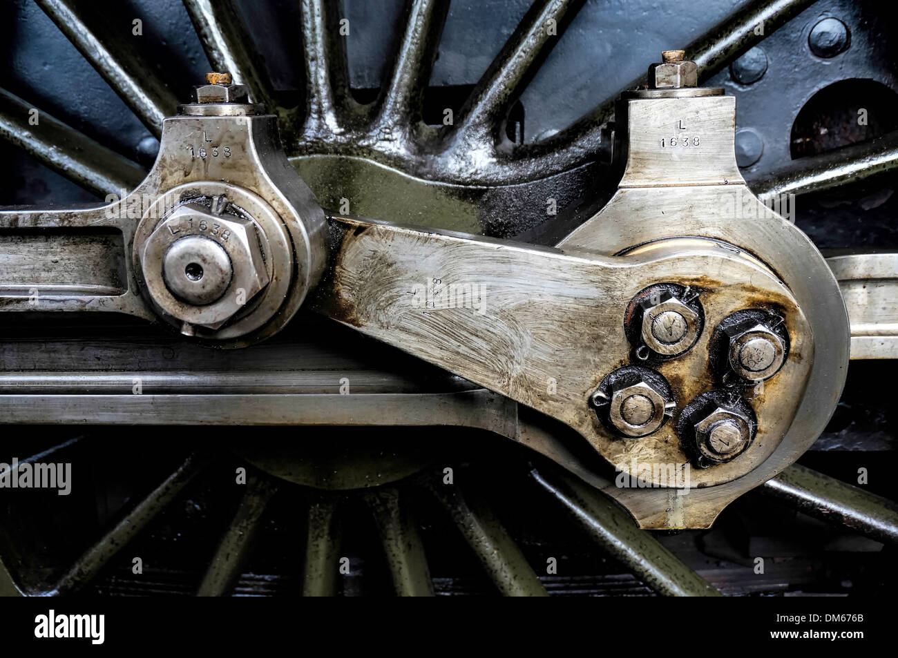 An Old Steam Train Wheel Stock Photo - Alamy