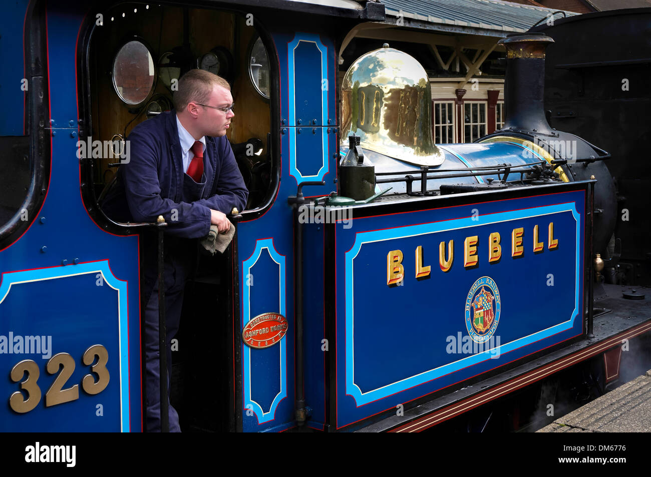 Bluebell Steam Engine at Sheffield Park Station Stock Photo - Alamy