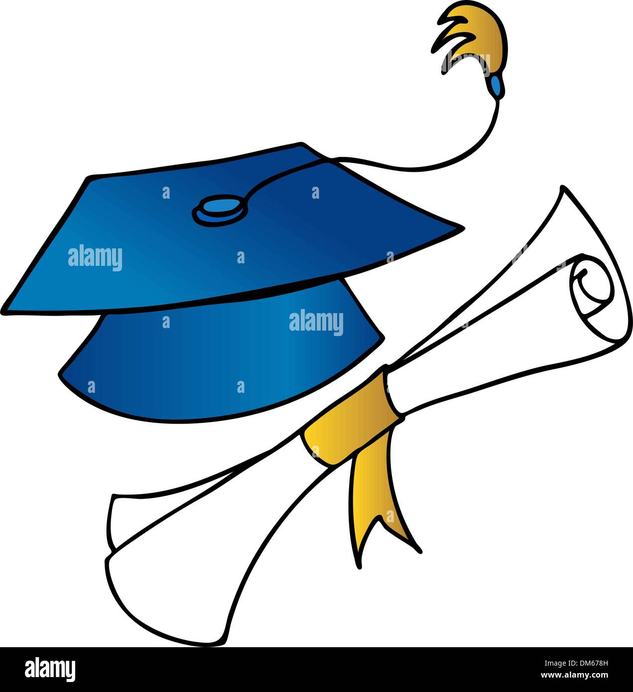 Graduation image Stock Vector Images - Alamy