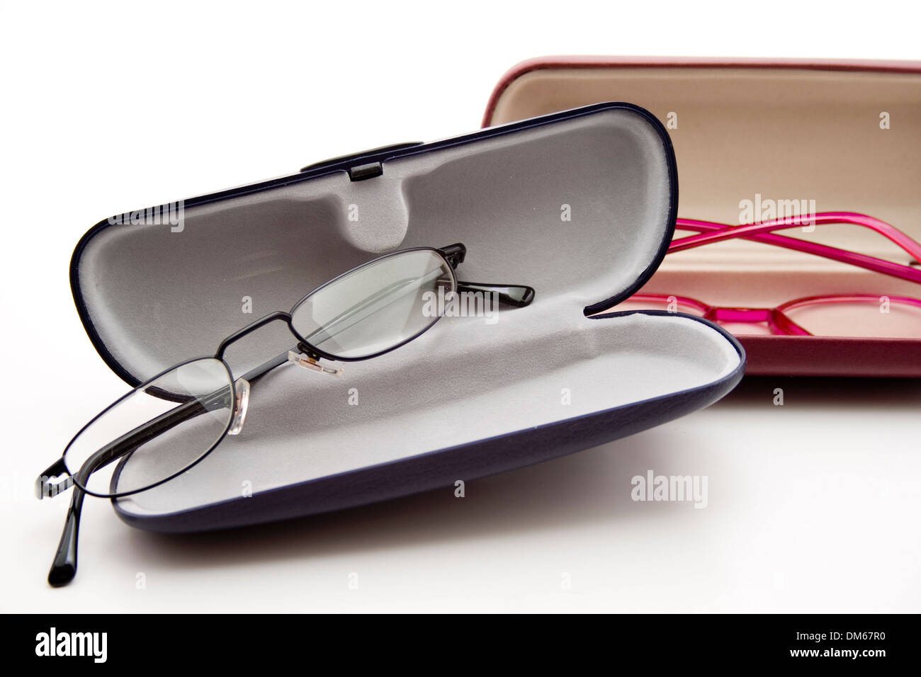 Glasses with case Stock Photo - Alamy