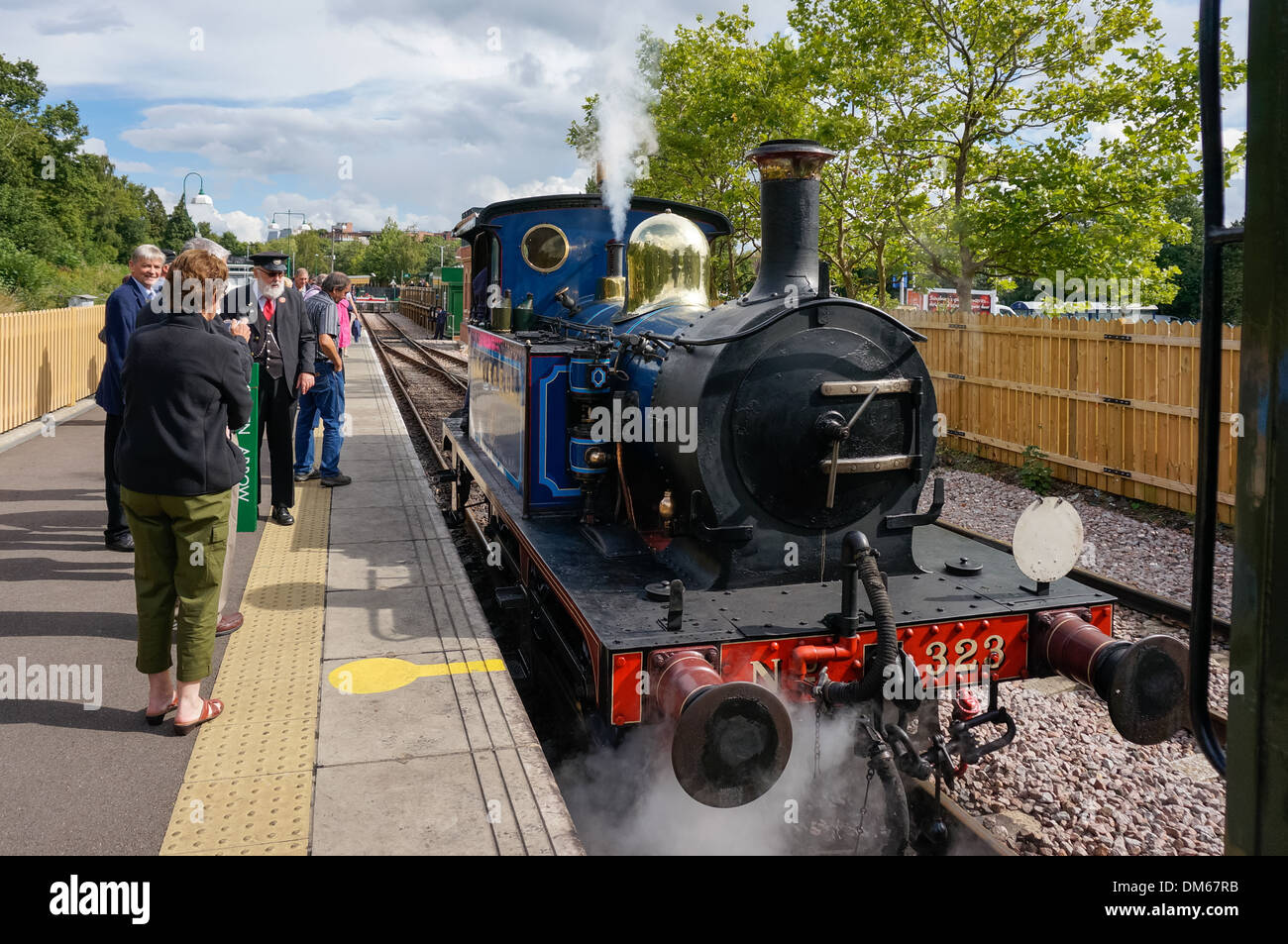 Bluebell steam engine in East Grinstead Stock Photo - Alamy