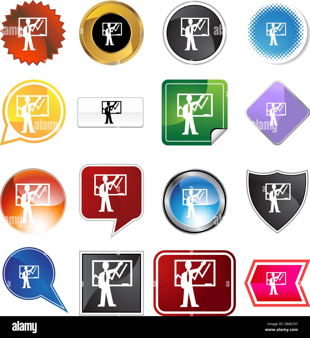 Instructor web Stock Vector Images - Alamy