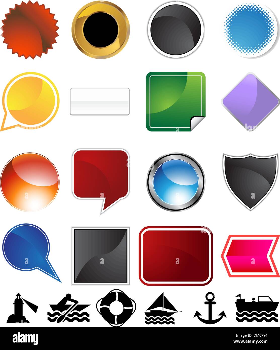 Boat variety Stock Vector Images - Alamy