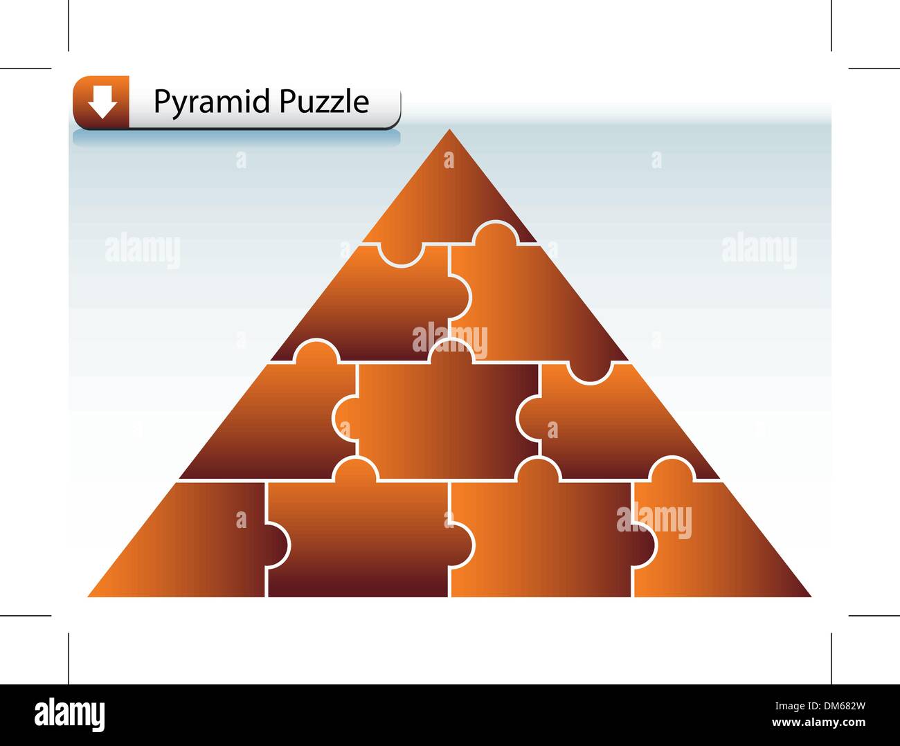 Pyramid puzzle Stock Vector Images - Alamy
