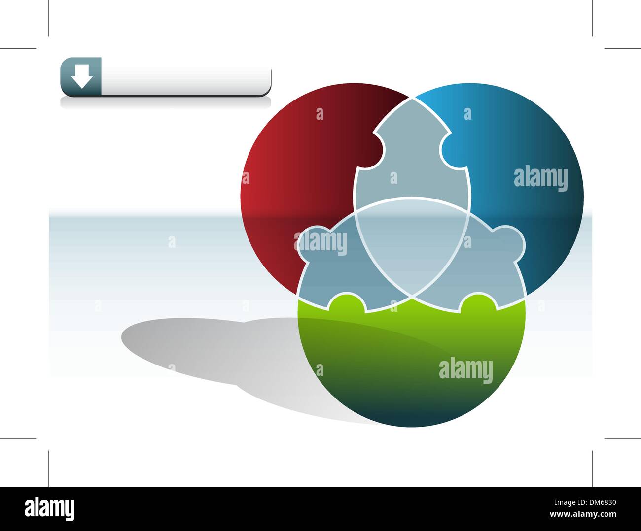 Circle Puzzle Chart Stock Vector Image & Art - Alamy