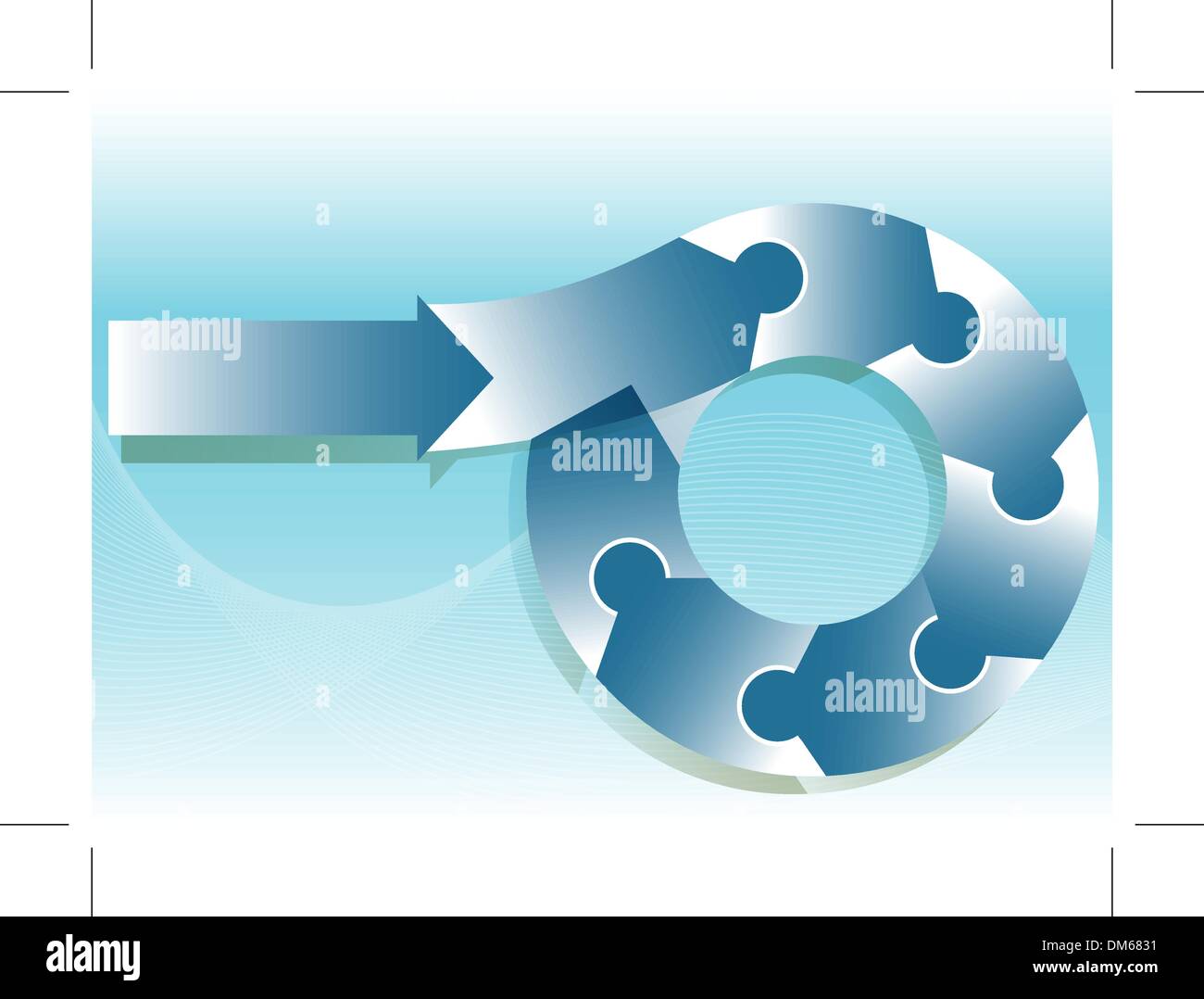 Puzzle Flow Chart Stock Vector Image & Art - Alamy