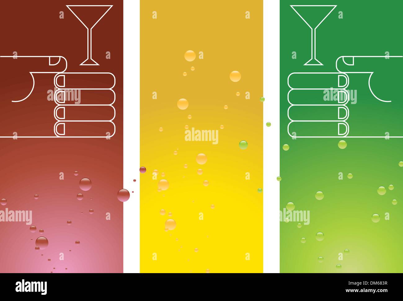 Cheers drinks Stock Vector Images - Alamy