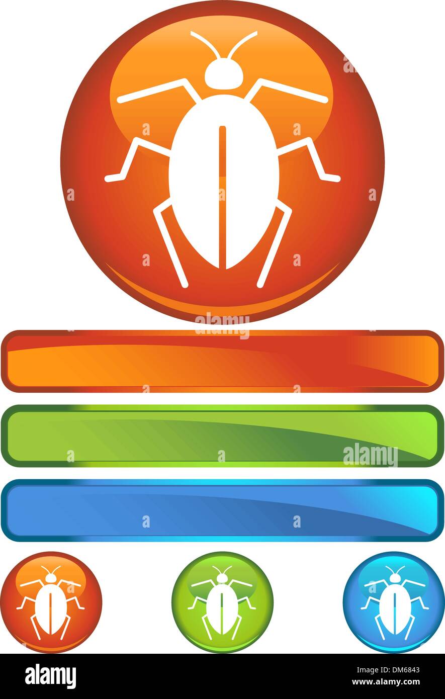 Bug icons hi-res stock photography and images - Alamy