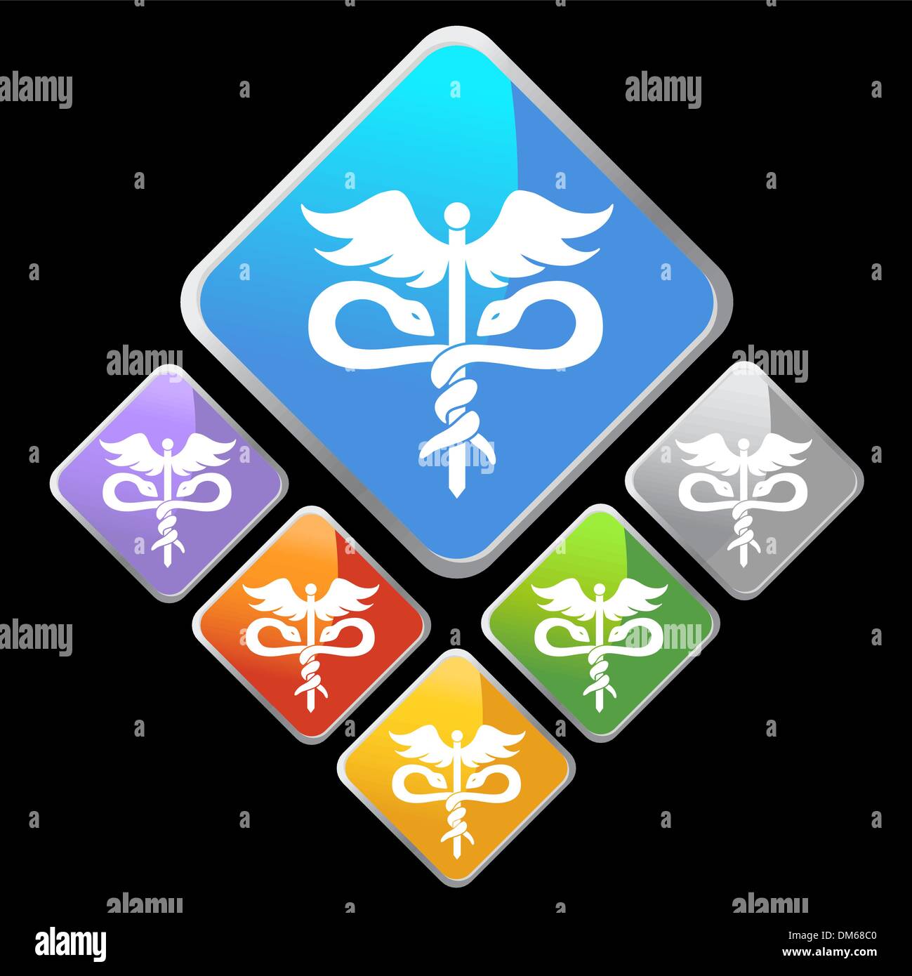 Caduceus medical symbol hi-res stock photography and images - Alamy