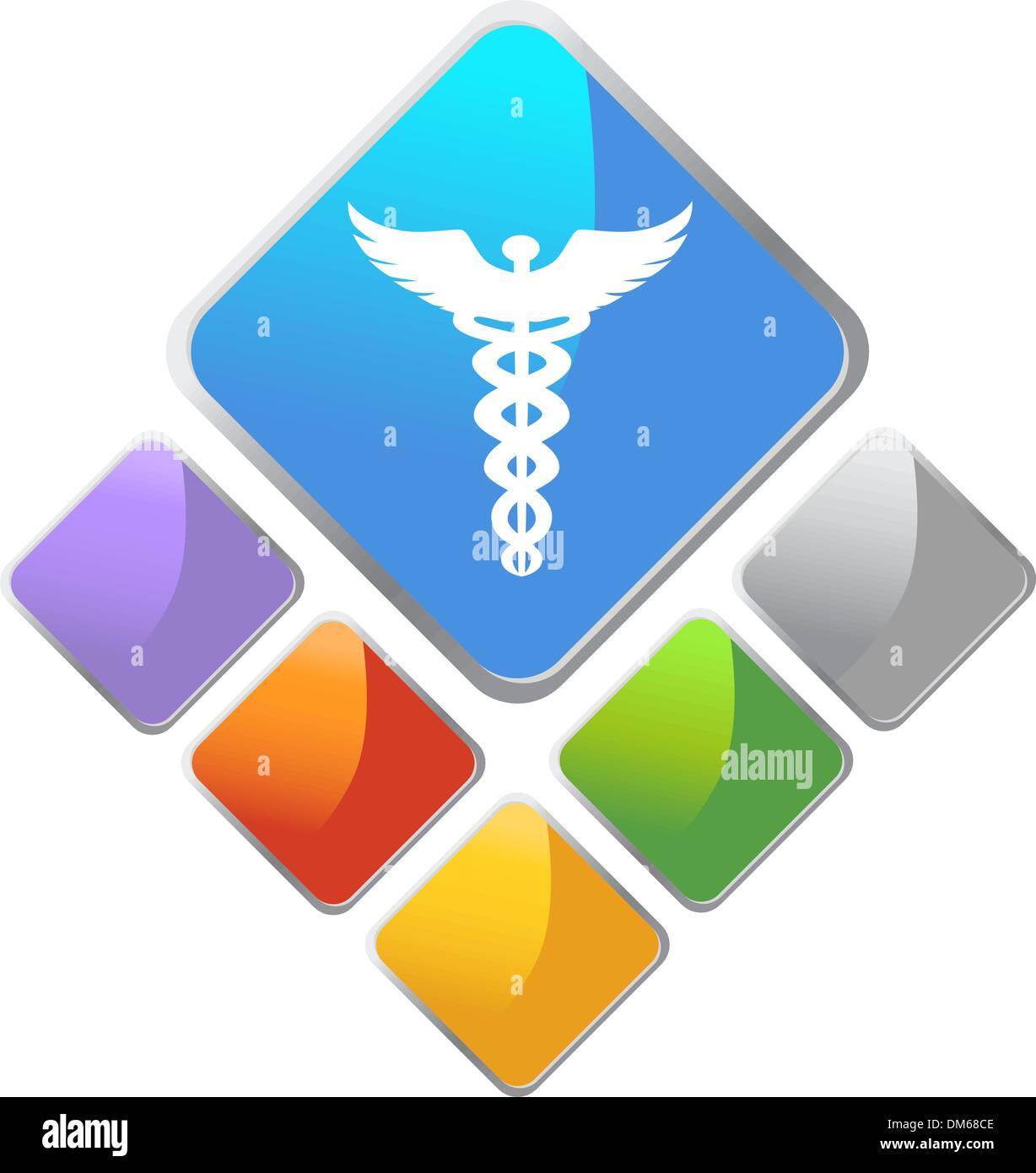 Caduceus medical symbol hi-res stock photography and images - Alamy