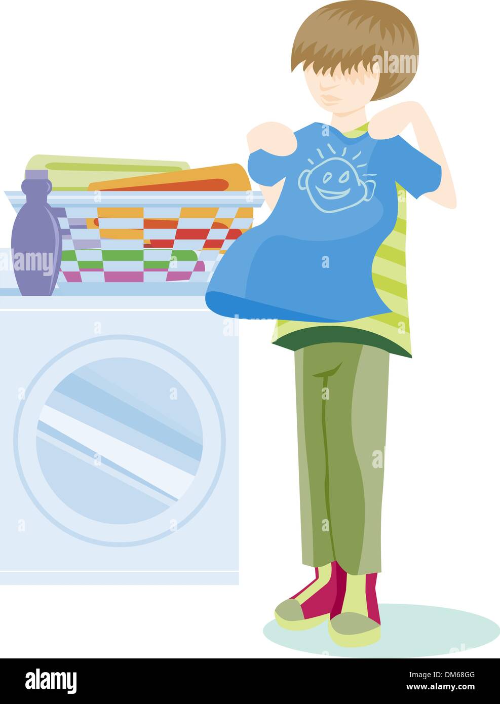 Folding machine Stock Vector Images - Alamy