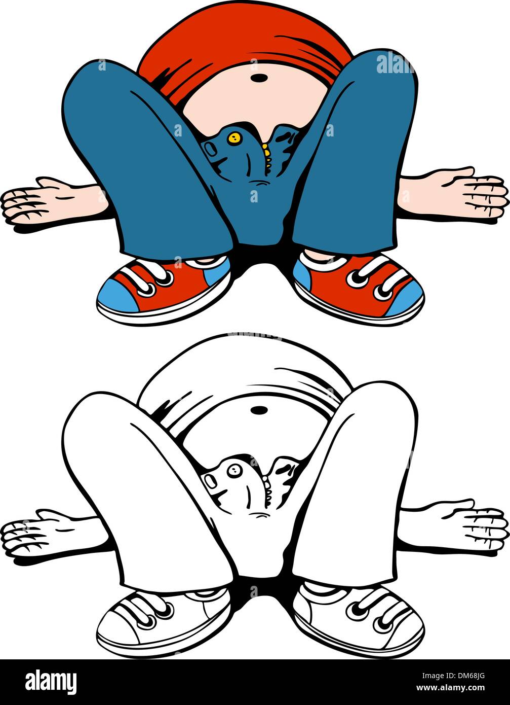 Cartoon stomach Stock Vector Images - Alamy